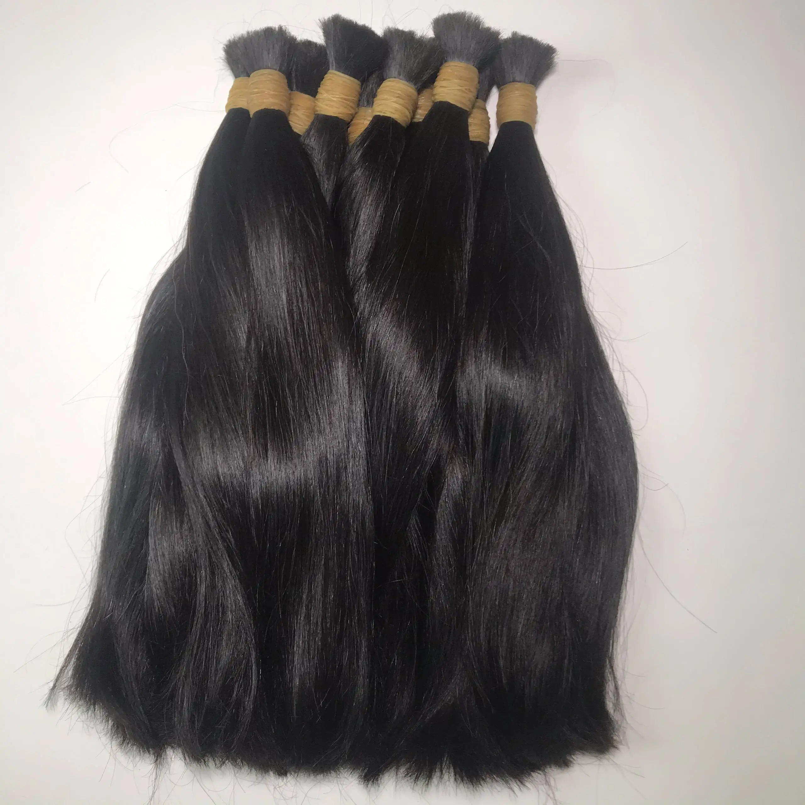 Unprocessed Cuticle Aligned Human Hair Bulk For Braiding No Weft ...