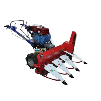 Mini Self-propelled Power Reaper Machine To Harvest Animal Forage ...