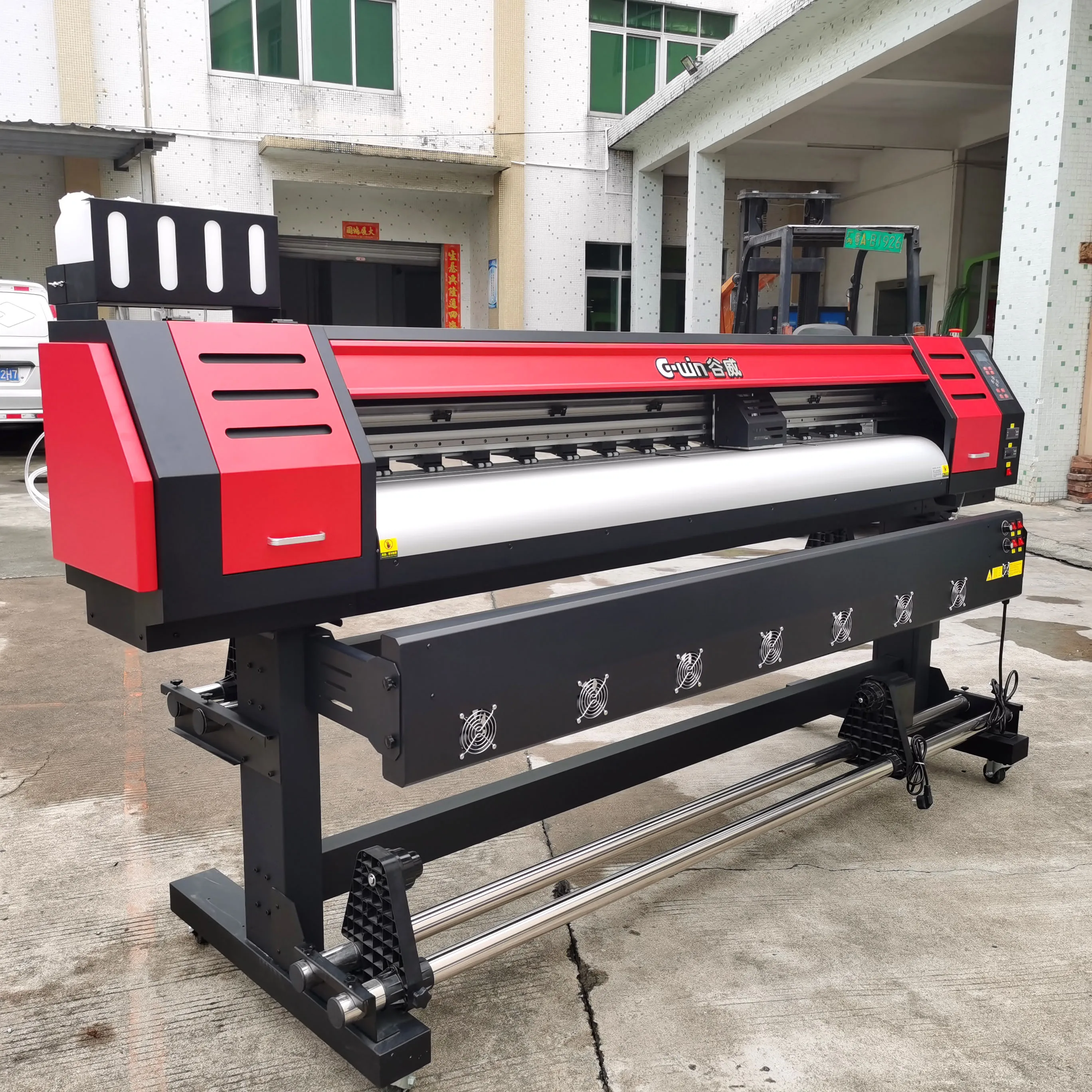 6 Feet Large Format Digital Inkjet Printers Printing Machine 1.9m ...