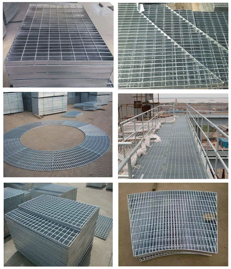 Metal Building Materials Galvanized Steel Grating Hot Dipped 32 X 5mm ...