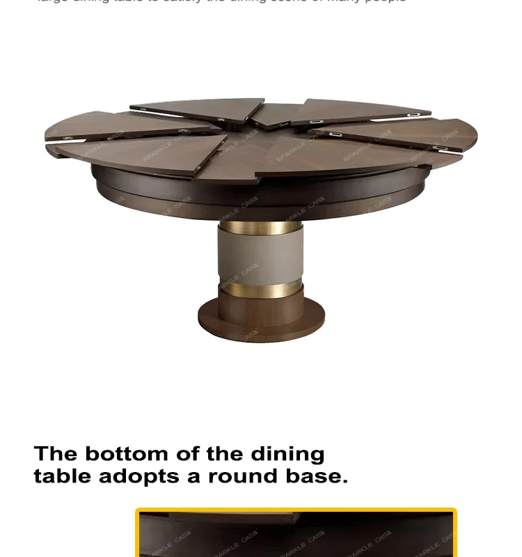 Fletcher Capstan Extendable Dining Table - Solid Wood