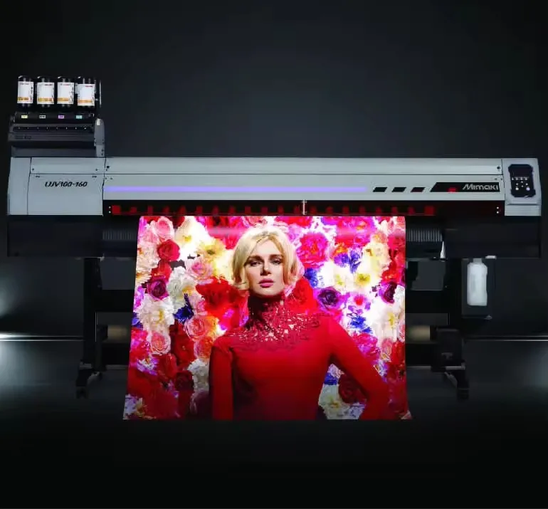 japan original mimaki inkjet UV Printer ujv100-160PLUS wall paper ...