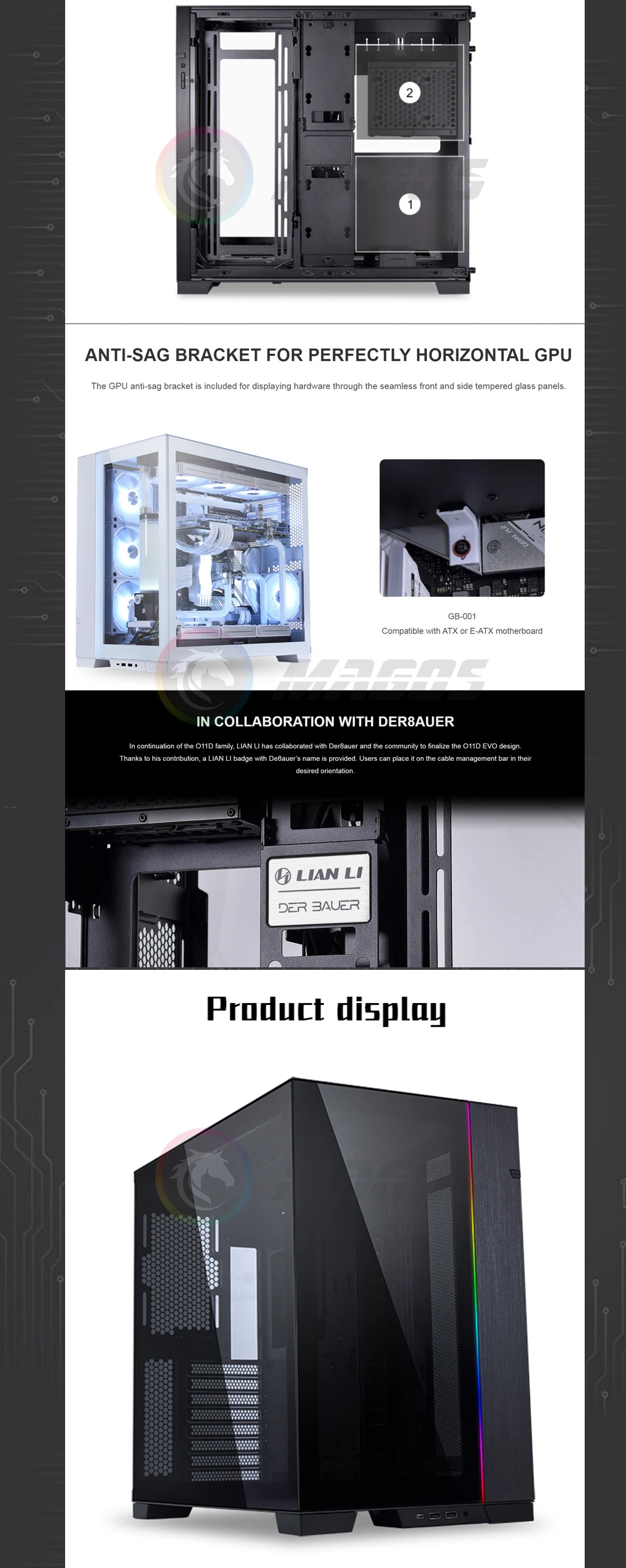 Lian Li O11 Dynamic EVO Case - Ideal for ATX & E-ATX Boards