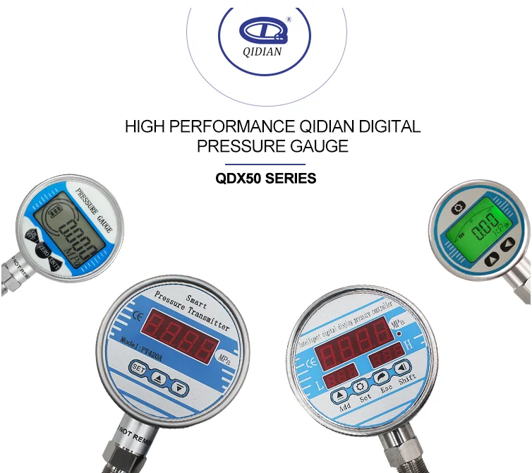 QDX50A Water Gas Digital Pressure Gauge - Precision & Reliability