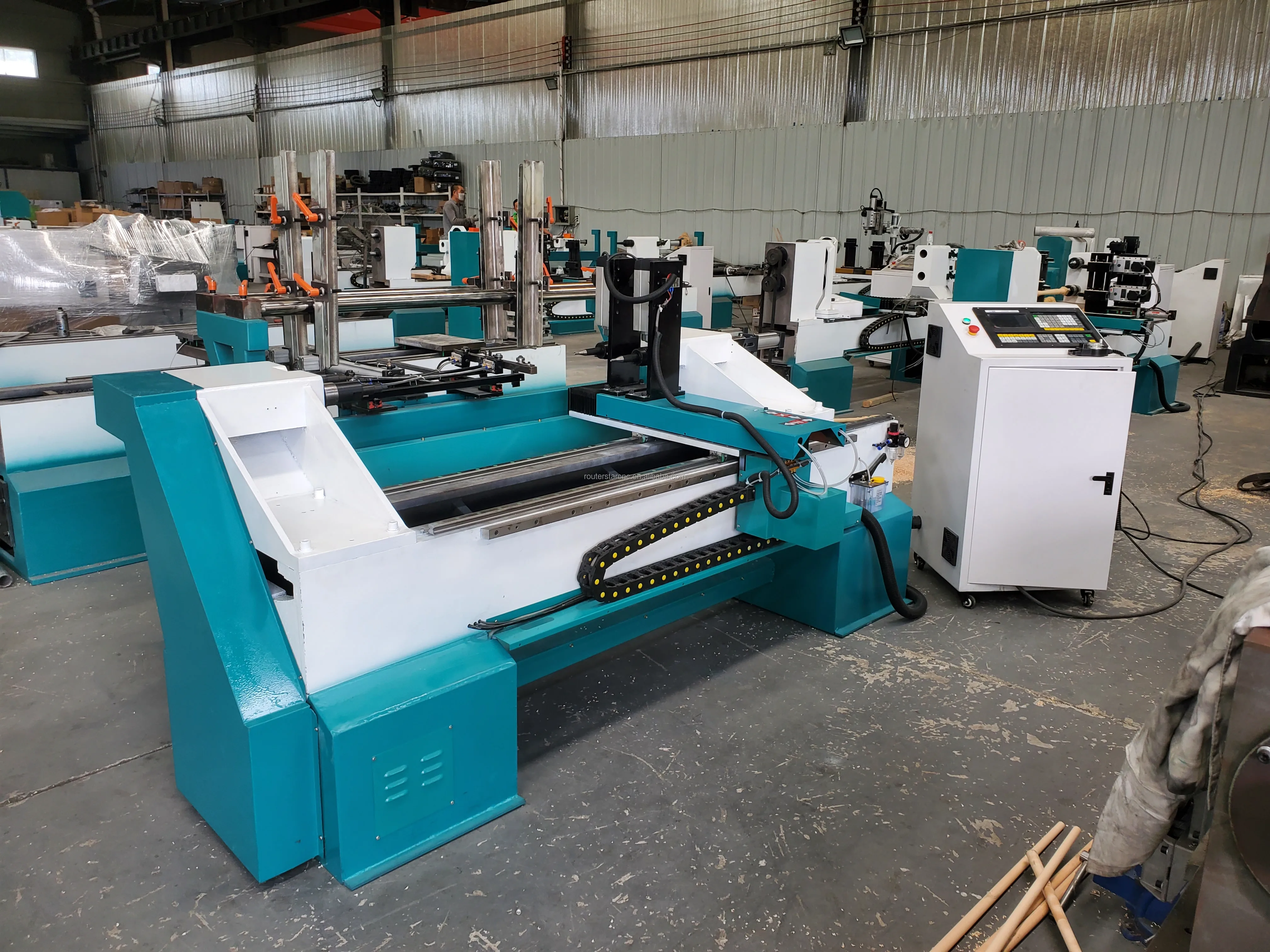 Automatic CNC Wood Cutting Machine for Pool Cue - Routerstar