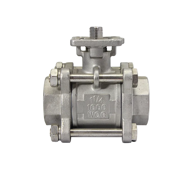2PC/3PC Handle Ball Valve DN10~100 Water Flow Control Manual Operated 2 ...