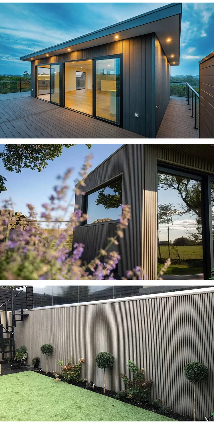 Outdoor 3d Design Wall Siding Cladding Wpc Asa Co Extrusion Exterior ...