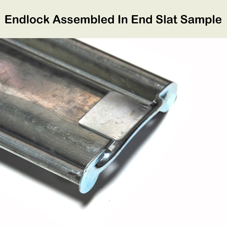 Good Quality Roller Shutter Door Component 23.3*13 Cm Galvanized Iron Rolling Up Profiles Slat ...