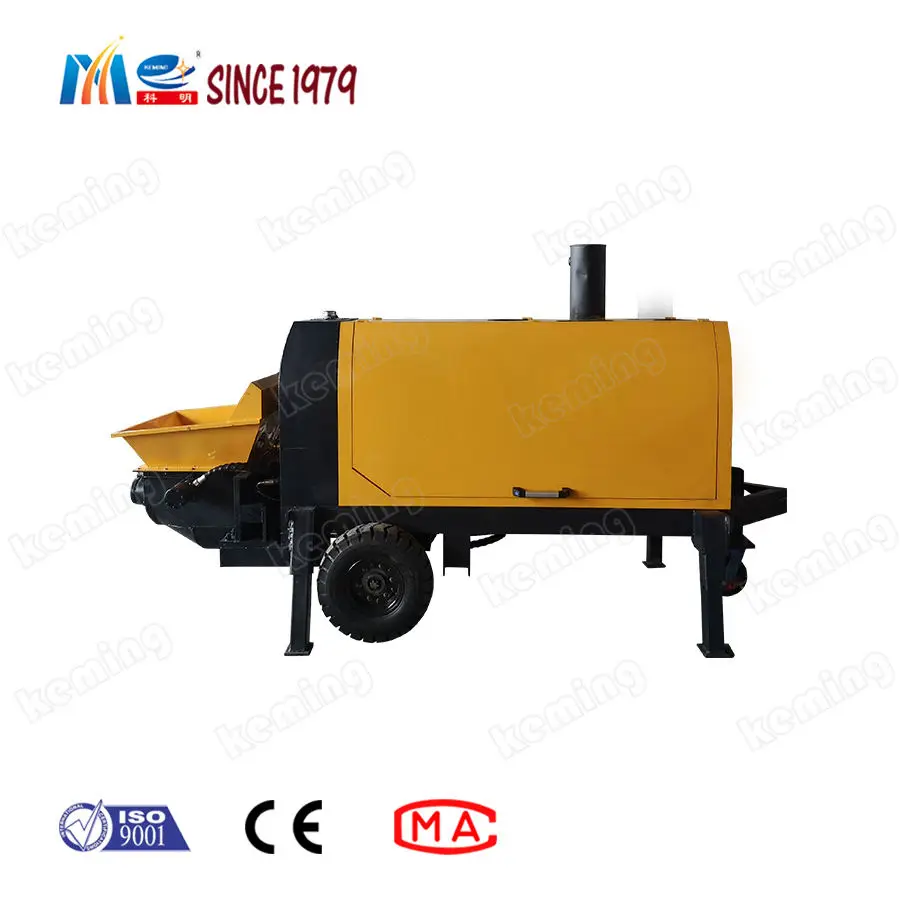 Electrical Engine Kmb Concrete Pump Concrete Sprayer Machine With 40m ...