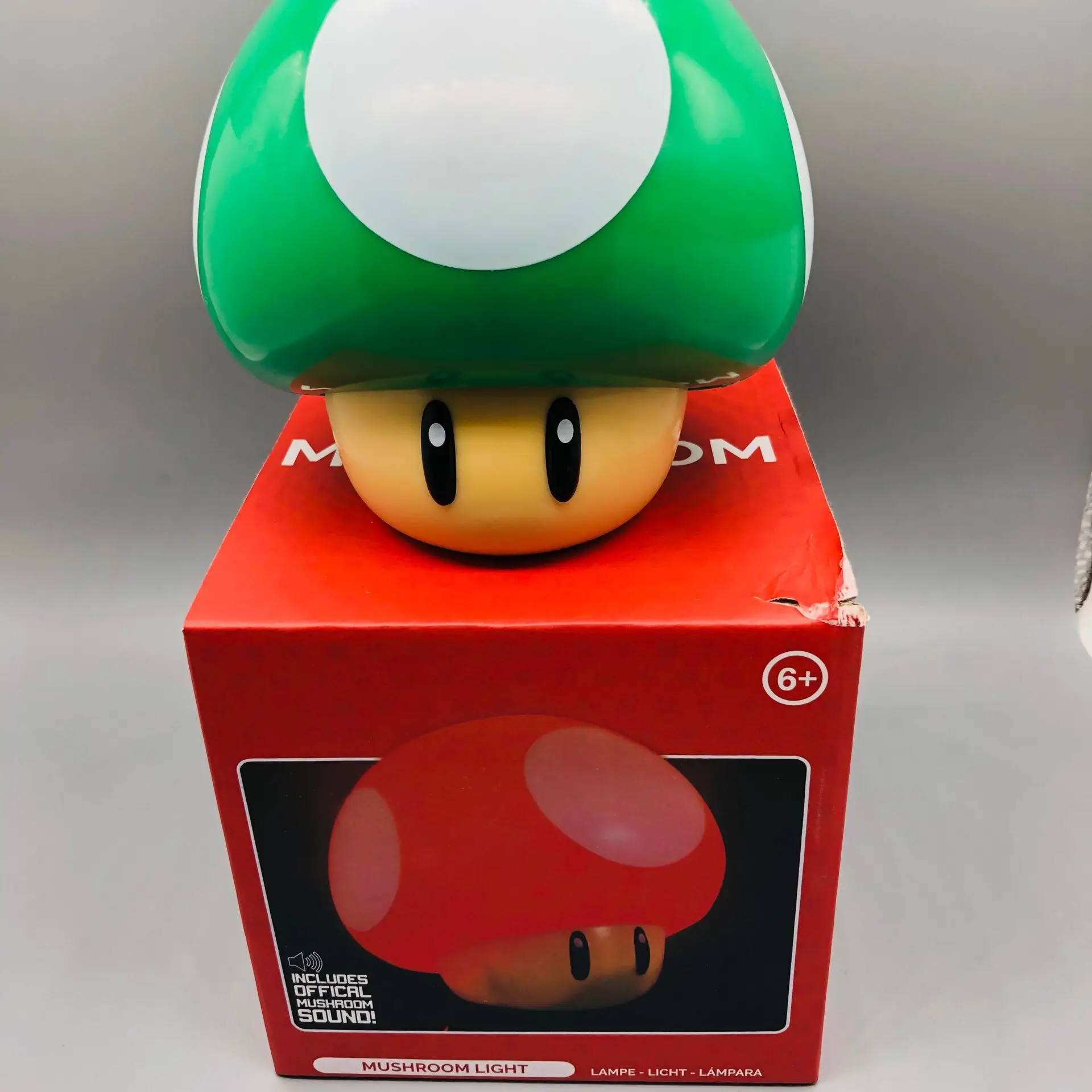 Mb4 Super Mario Led Question Mark Sound Charging Night Light Square ...