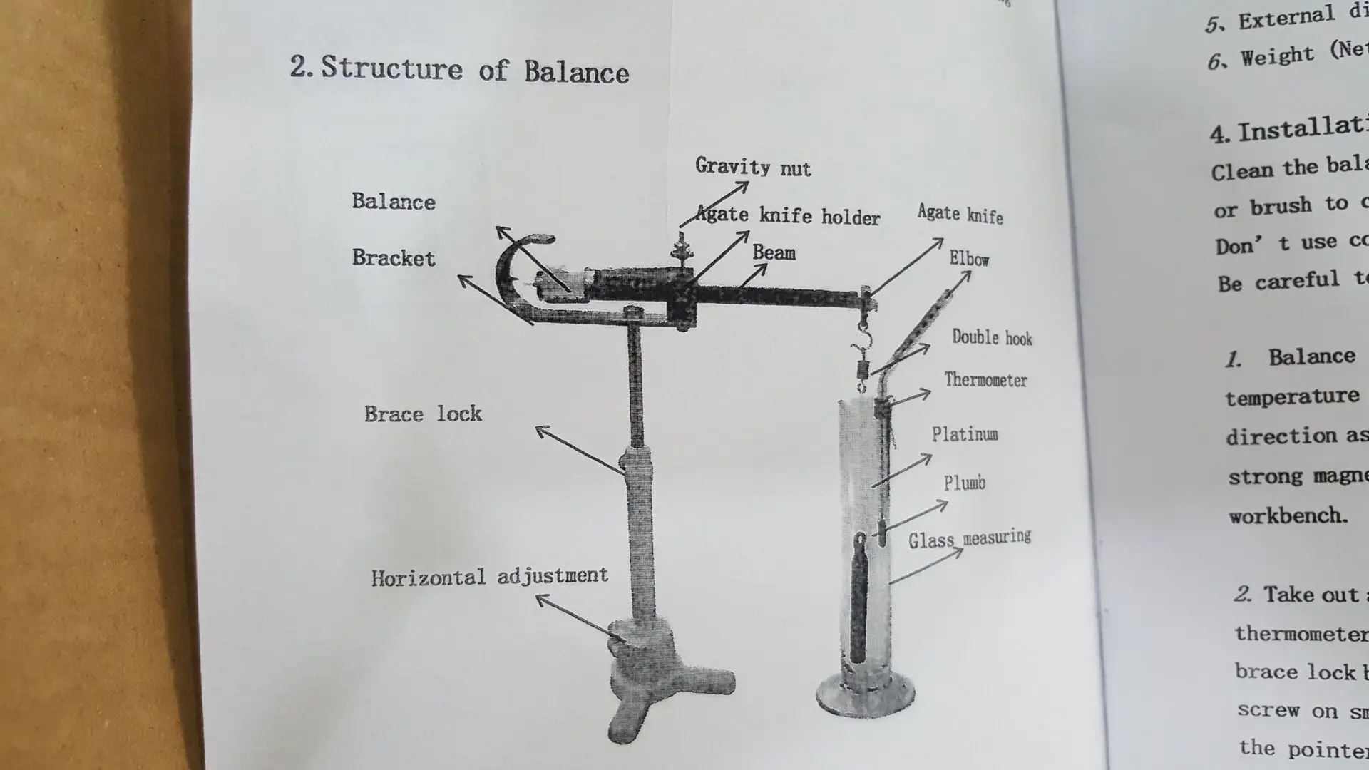 Westphal Liquid Density Specific Gravity Analytical Balance