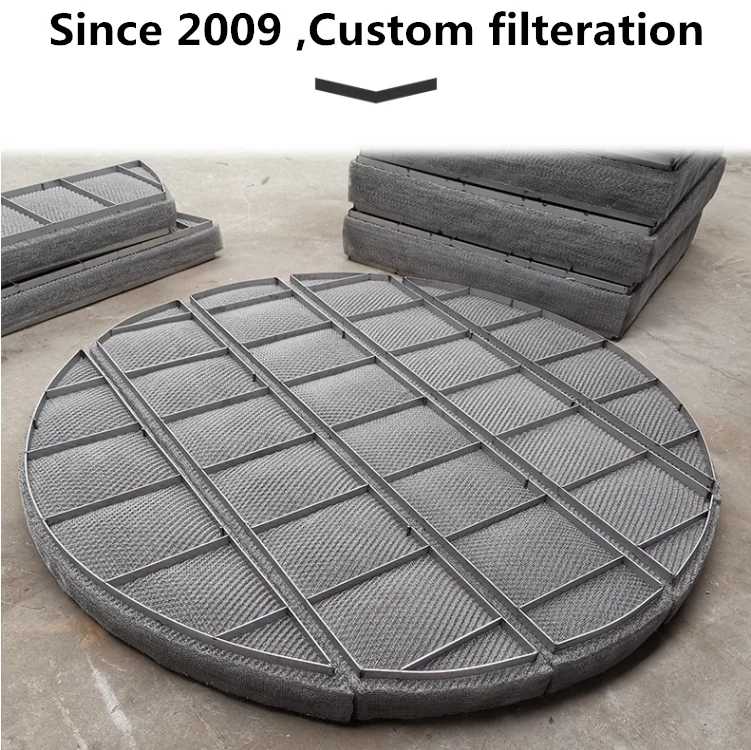 Factory Drawer And Wave Type Demister Gas-liquid Filter Demister Pad In ...
