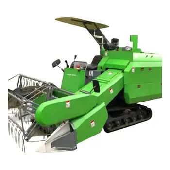 Best Crawler Combine Harvester Mini 4lz-2.2z Agriculture Rubber Track ...