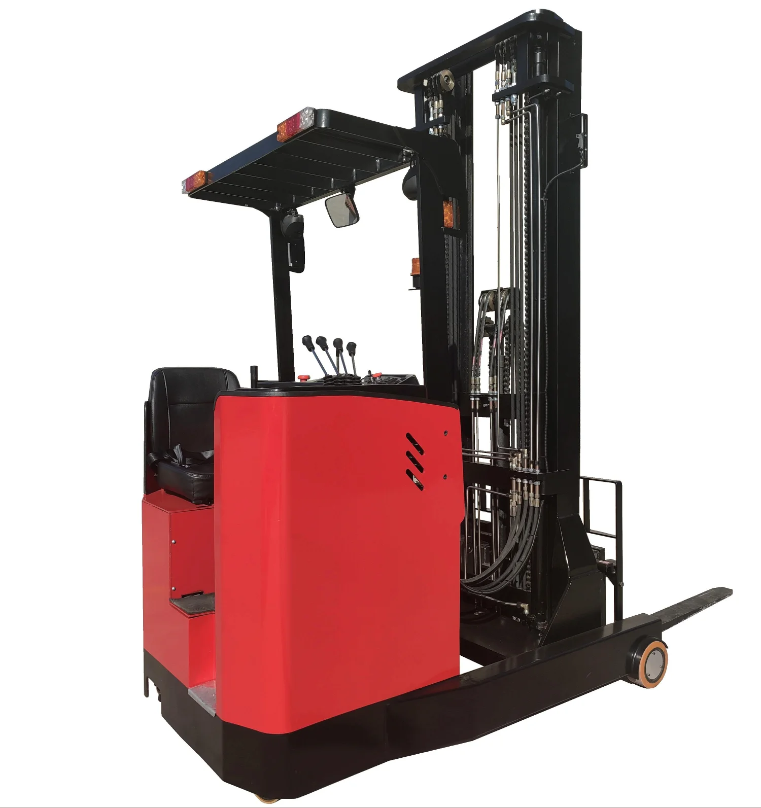 Kad Electric Reach Forklift Narrow Aisle Stand up Sit Down Reach Truck ...
