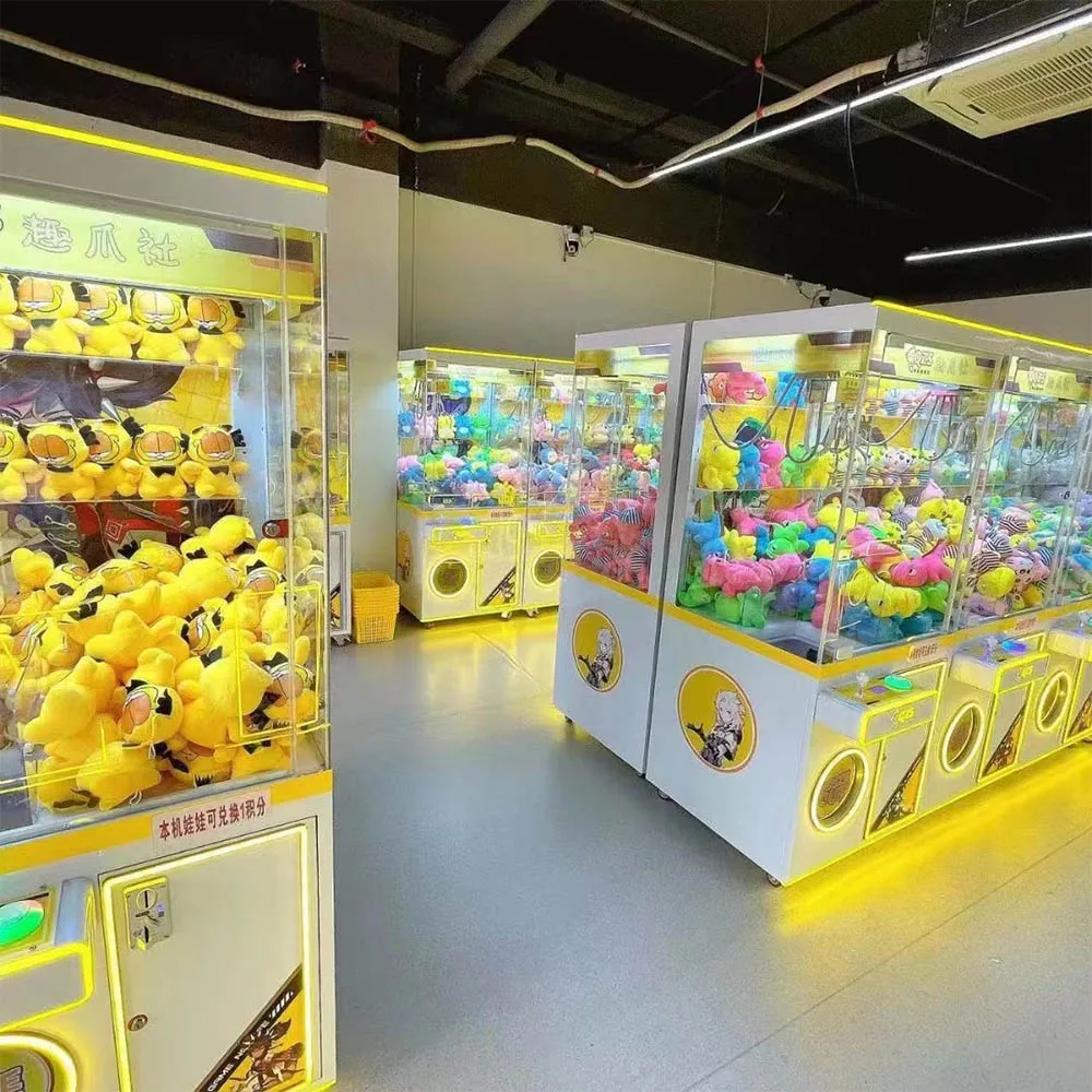LED Light Gift Counter Reception Desk Arcade Crane Machine and Toy ...