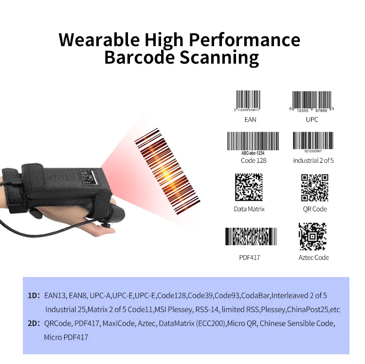 Low Price Wireless Portable Barcode Scanning Handheld Handsfree Blue ...