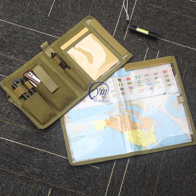 Tactical Notebook Multifunctional Weatherproof Map Case for Hiking ...