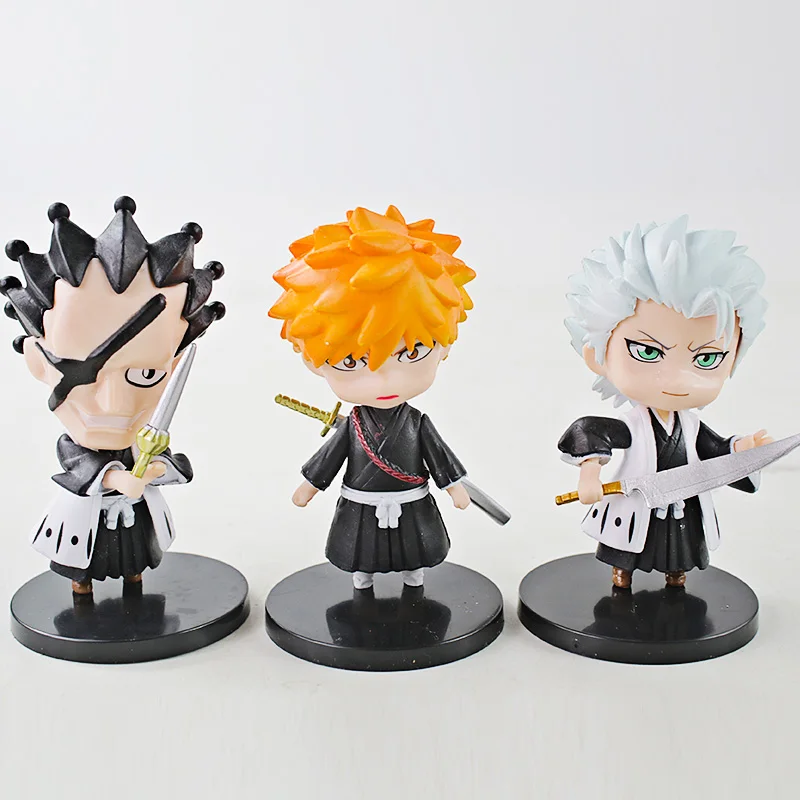 Bleach Ichigo Kurozaki Anime Figure Toy Mini Set 10cm