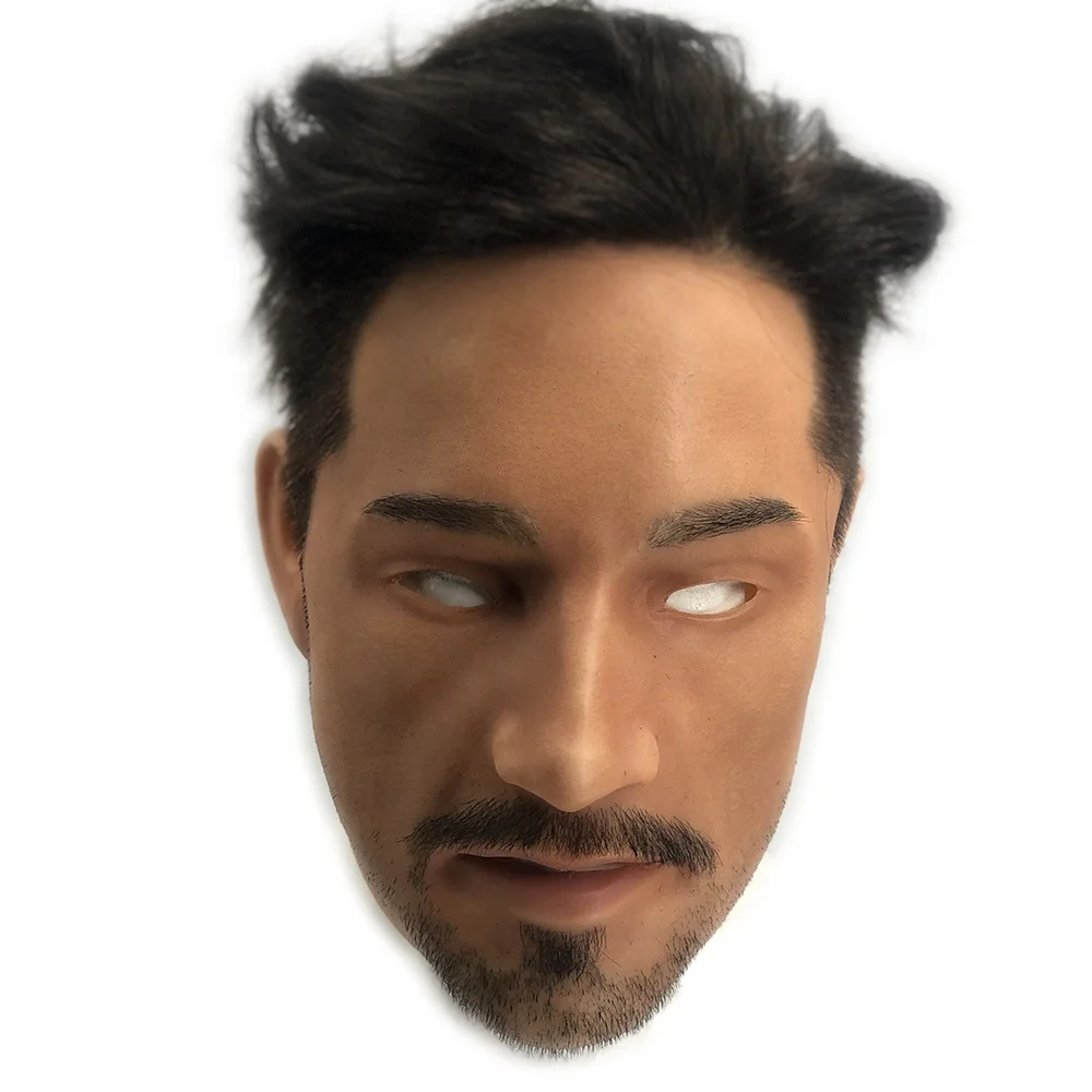 Realistic Celebrity Mask Silicone Male Man Face Mask For Cosplay ...