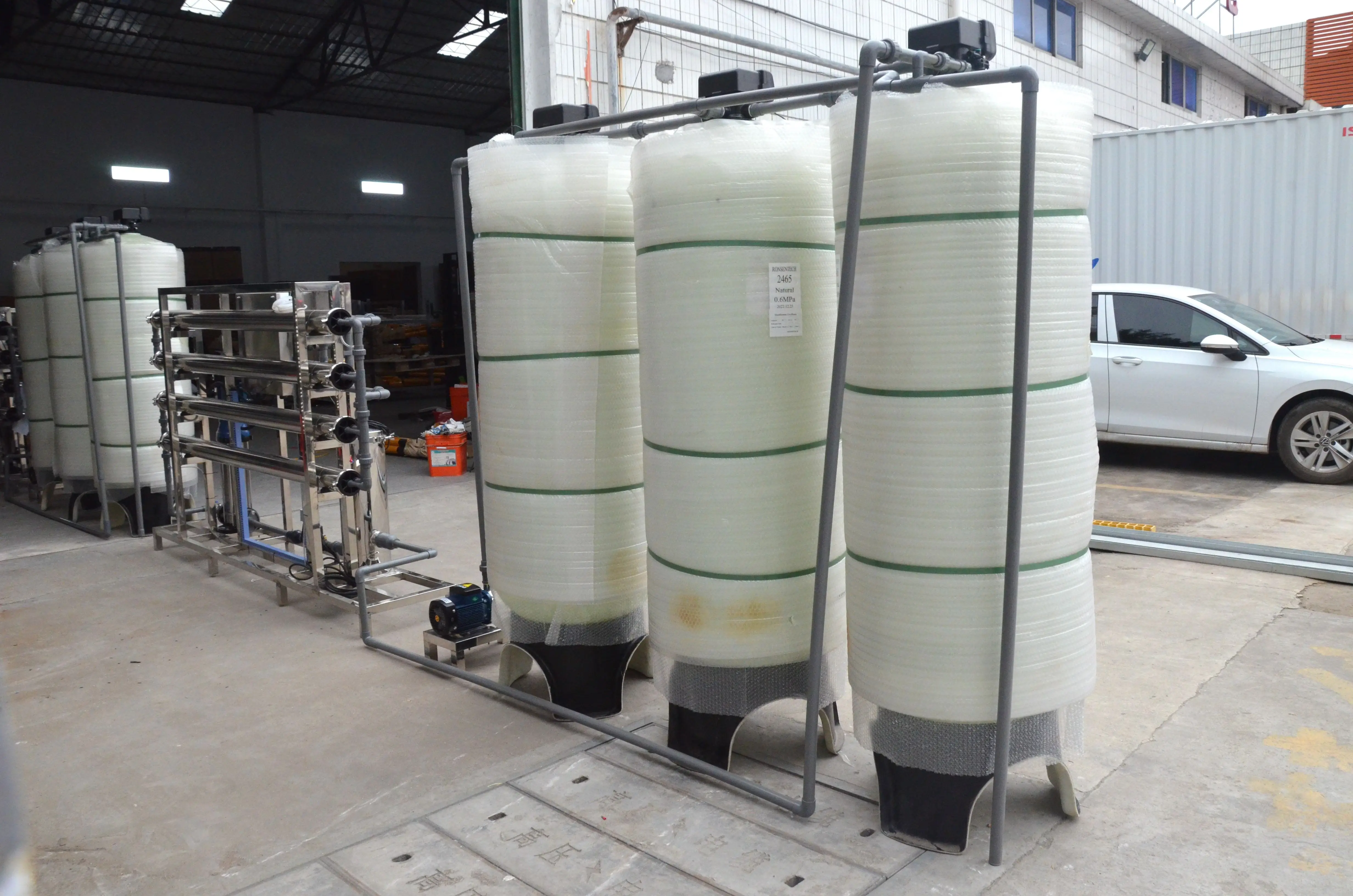 2000lph Automatic Ro Water Purification System Residential Water Treatment Plant Industrial ...