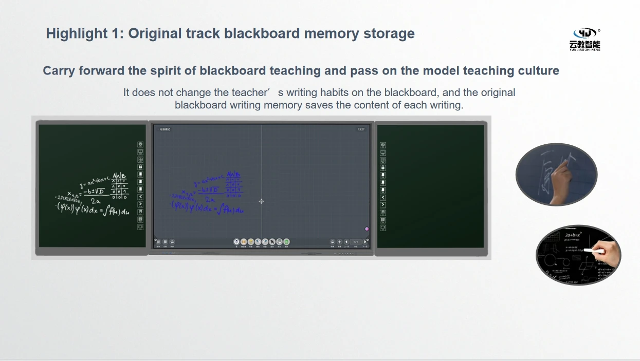 86 Inch LED Recordable Blackboard 20 Point Internet Electronic ...