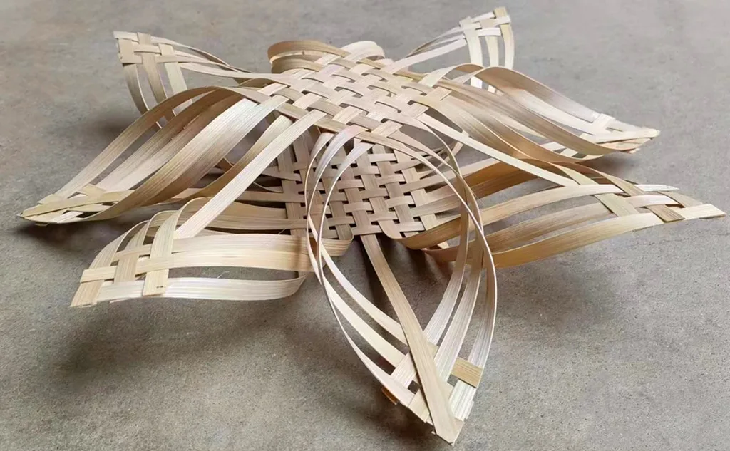 Hand Woven Colorful Bamboo Star Snowflakes Christmas Decoration Wall ...