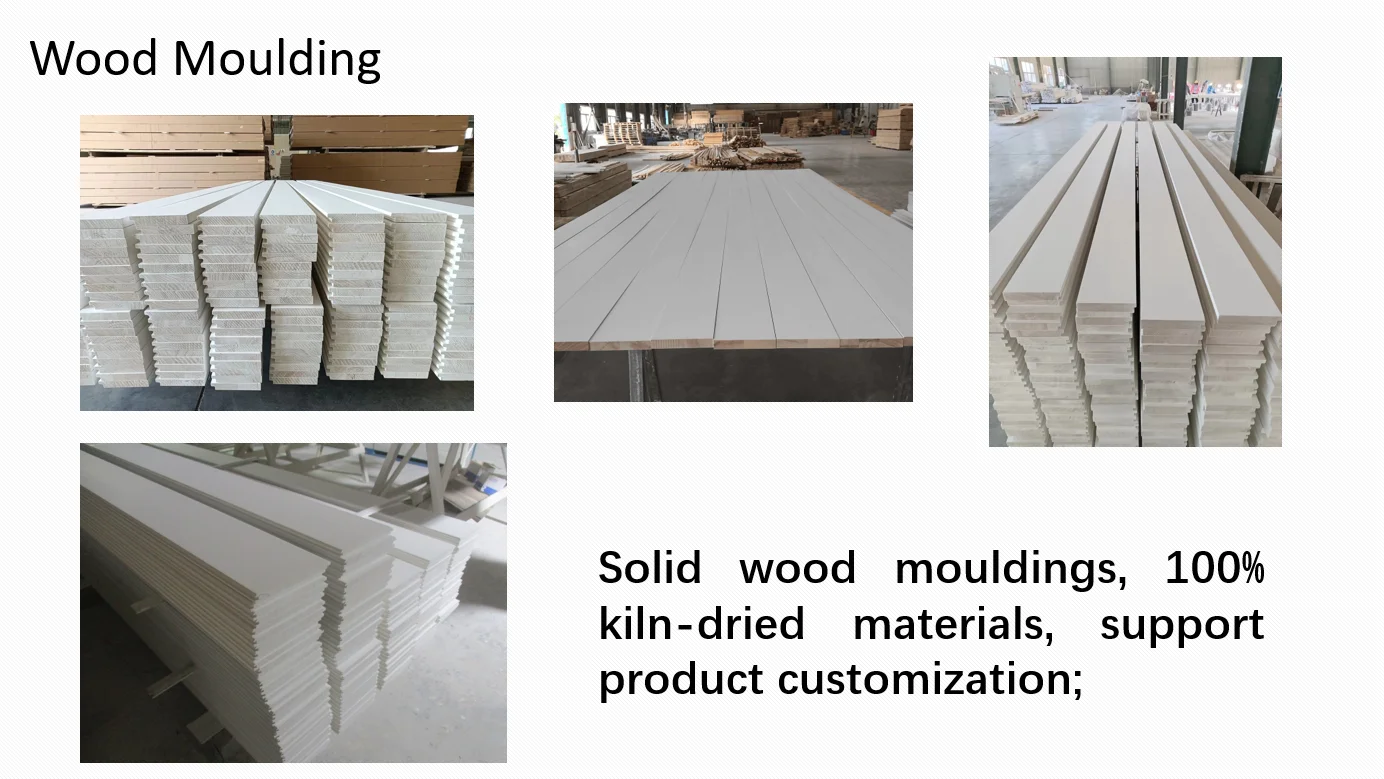 White Primed Wall Trim Baseboards Skirting Boards Wood Mouldings - Buy ...