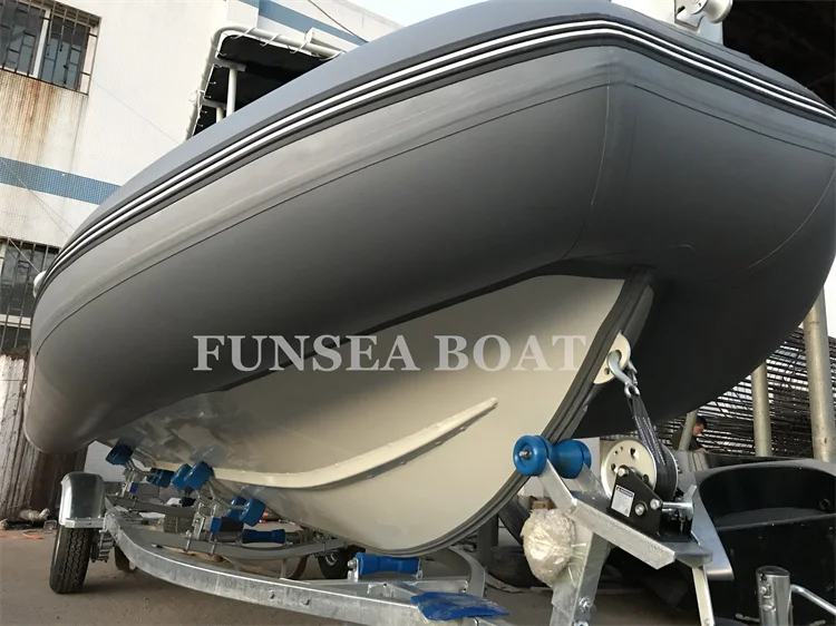 18ft RIB Boat with PVC Hypalon Air Tubes & Aluminum Hull