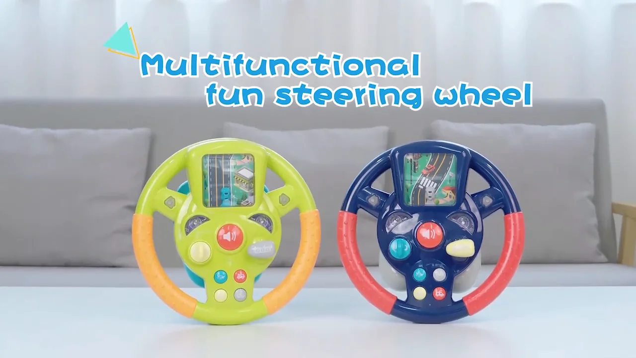 Simulation Car Ride Early Educational Kids Steering Wheel Toys - Buy ...