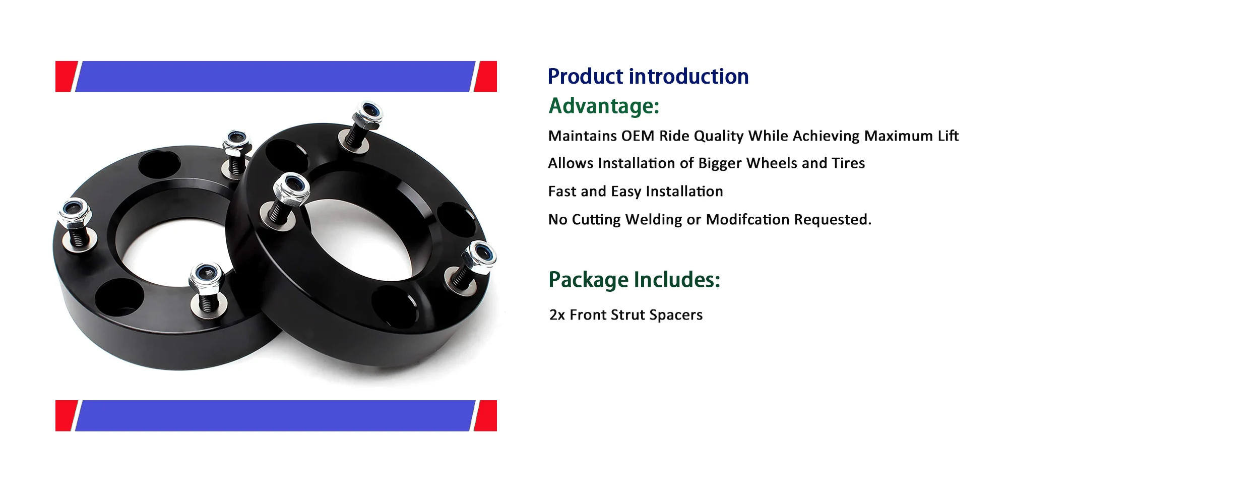 Alk-603-n 3" Front Billet Aluminum Lift Leveling Lift Kit For 2004-2023 ...