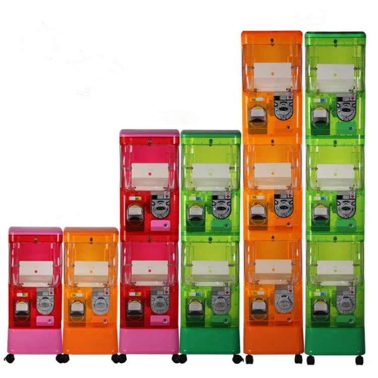 Factory Price Coin Operated Toy Capsule Vending Machine Canada Bright 2 ...