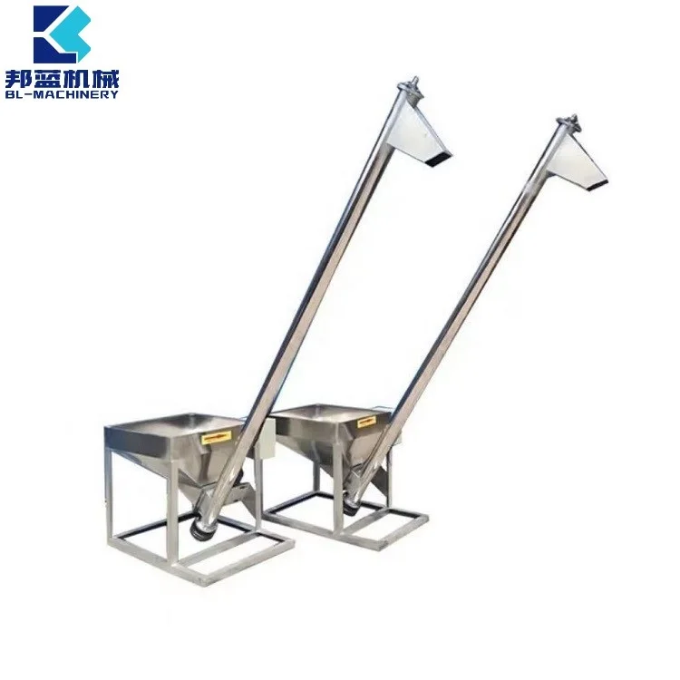 Screw Elevator Feeder Stainless Steel Conveyor Particle Powder Elevator ...