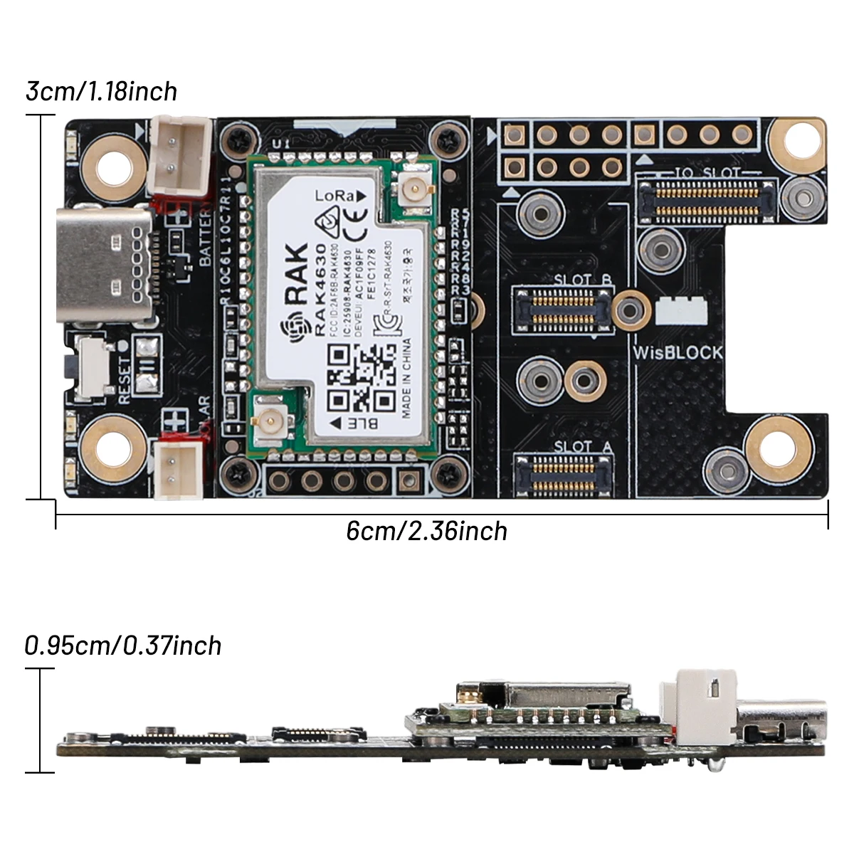 RAK Nordic NRF52840 BLE Core Module for LoRa Node SX1262 RAK4630 ...