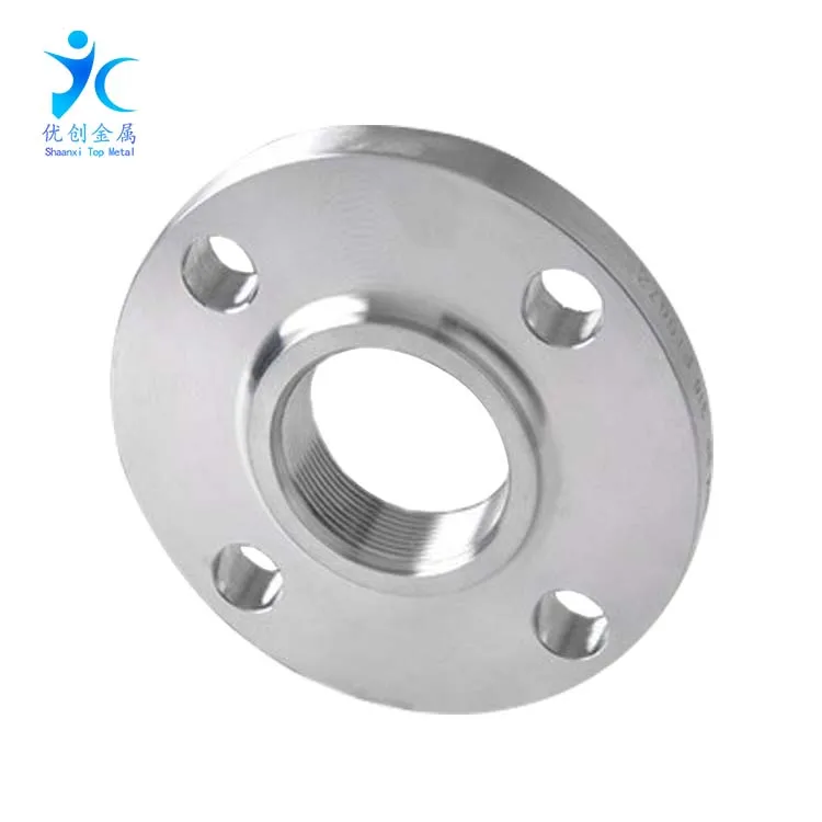 ASME B16.5 DIN Forged Pure Ti Titanium Flanges - Threaded