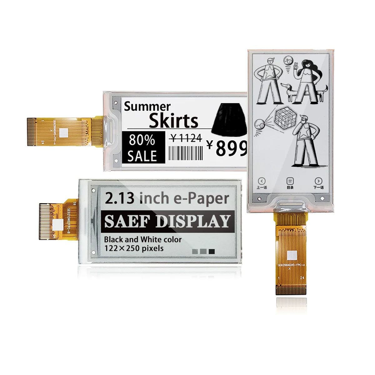 Wireless E-Ink Displays for Efficient Supermarket Price Tags