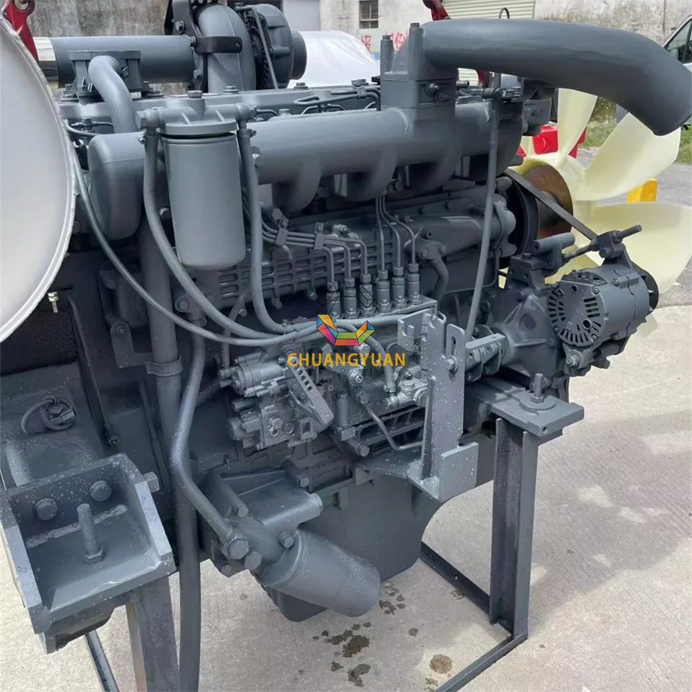 Original Used De12 Engine Assembly De12tis Engine For Doosan Excavator ...