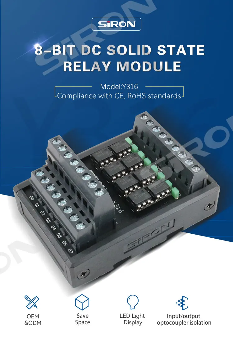 SIRON Y315/Y316/Y317 - Reliable Optical Coupling Isolation