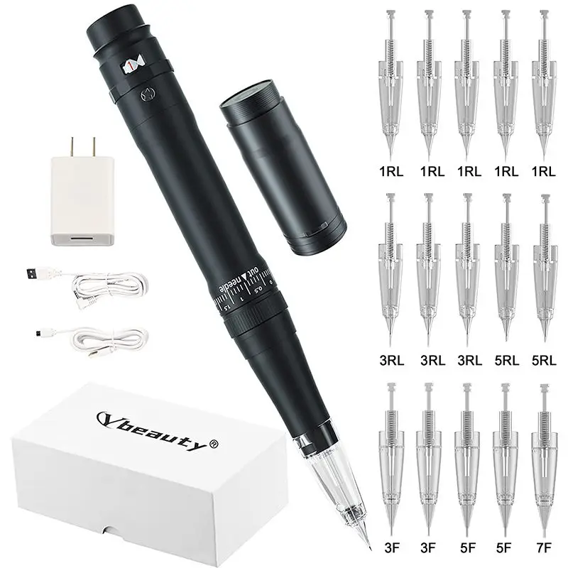 Rechargeable Permanent Makeup Machine Wireless Eyebrow Permanent Make ...