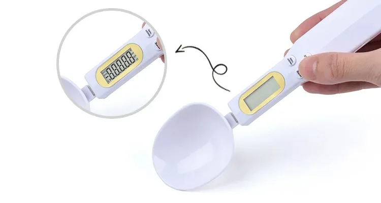 Digital Spoon Scale 500g 0.1g Electronic Kitchen Scale Spoon For ...