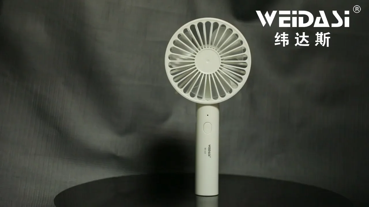 Portable 3 Kinds Speed Rechargeable Hand Electric Fan With Usb Cable ...