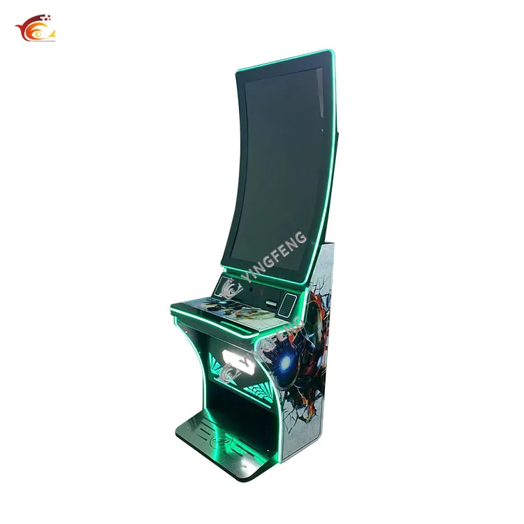 43inch Metal Cabinet Curve Wooden Cabinet USA Skill Game Machine