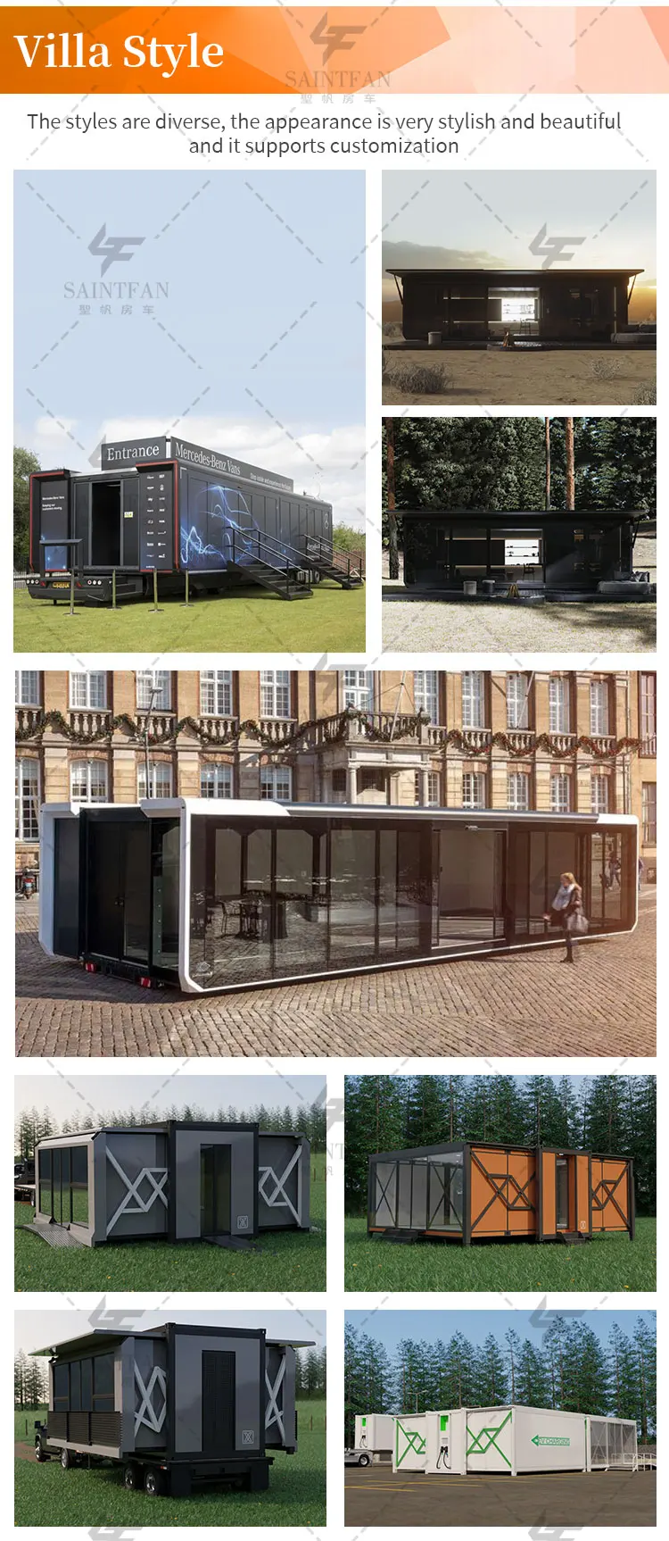 Standard Expandable Construction Houses Mobile Expandable Container ...