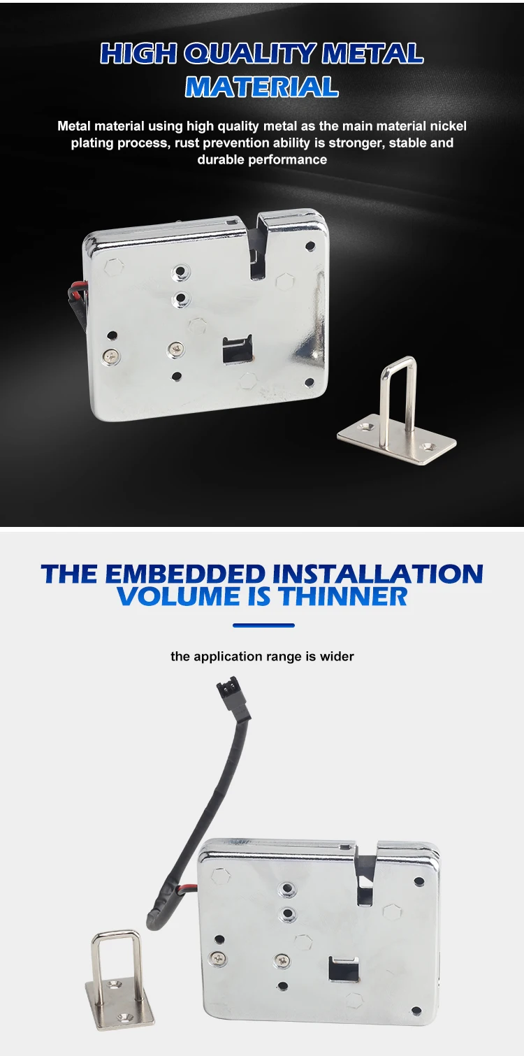 Factory Supply 12v Supermarket Lockers Drawer Lock Embedded ...