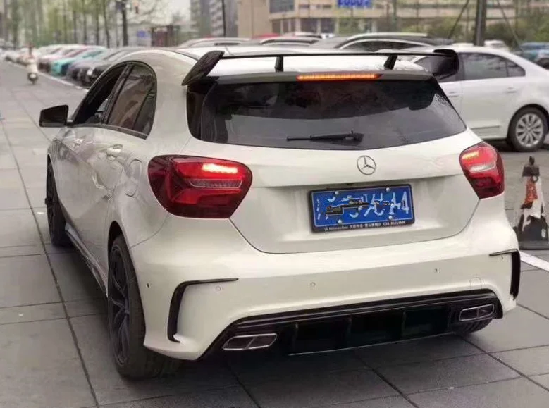 W176 AMG A45 Body Kit for Mercedes a Class W176 2013-2018 Upgrade W176 A45 Mercedes A45 Bodykit ...