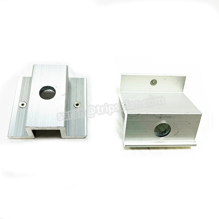 Solar Mid Clamp with Grounding Pin End Clamp with Bonding Pins| Alibaba.com
