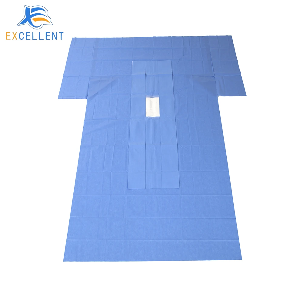 Disposable Sterile Surgical Drapes Laparotomy Surgical Drape with ...