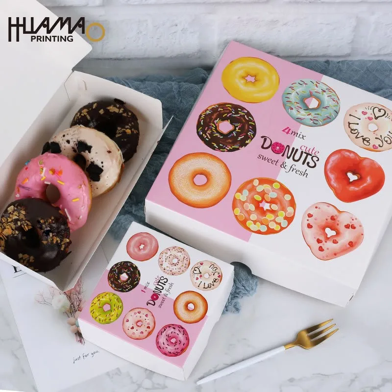 Food Take Away Disposable Factory Small Custom Print For Mini Donuts ...