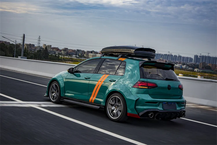 VW Golf 7 MK7 Wide Body Kit: Front & Rear Bumpers & Side Skirts - OEM