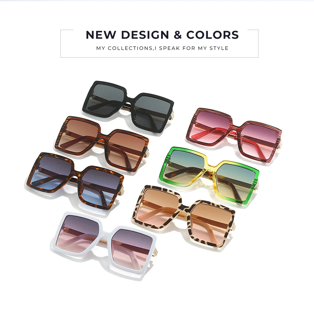 Sunglasses 2023 Retro Square Shades Sun Glasses Vintage Custom Logo ...
