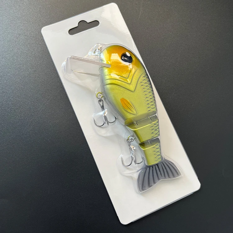 New 2 Section 100mm 32g Shad Bait With Soft Removable Tail Hard Body ...